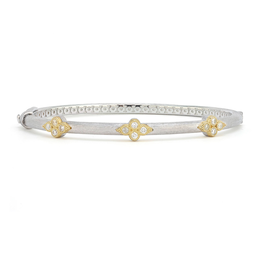 Mixed Metal Triple Moroccan Trio Bangle | JudeFrances