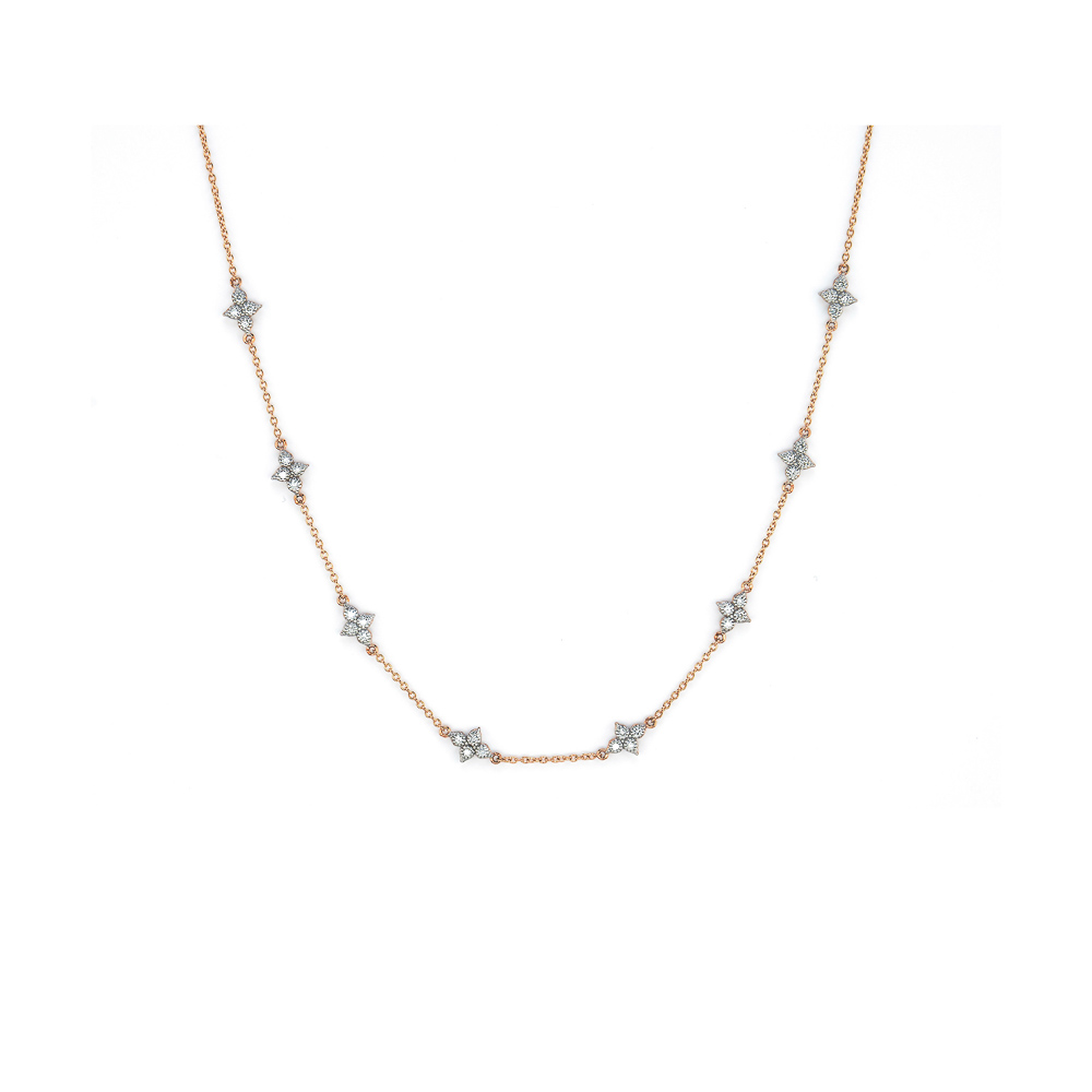 Moroccan Quad Diamond Station Chain - JudeFrances