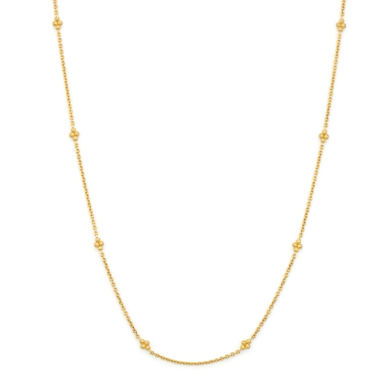 Moroccan Quad Diamond Station Chain | JudeFrances